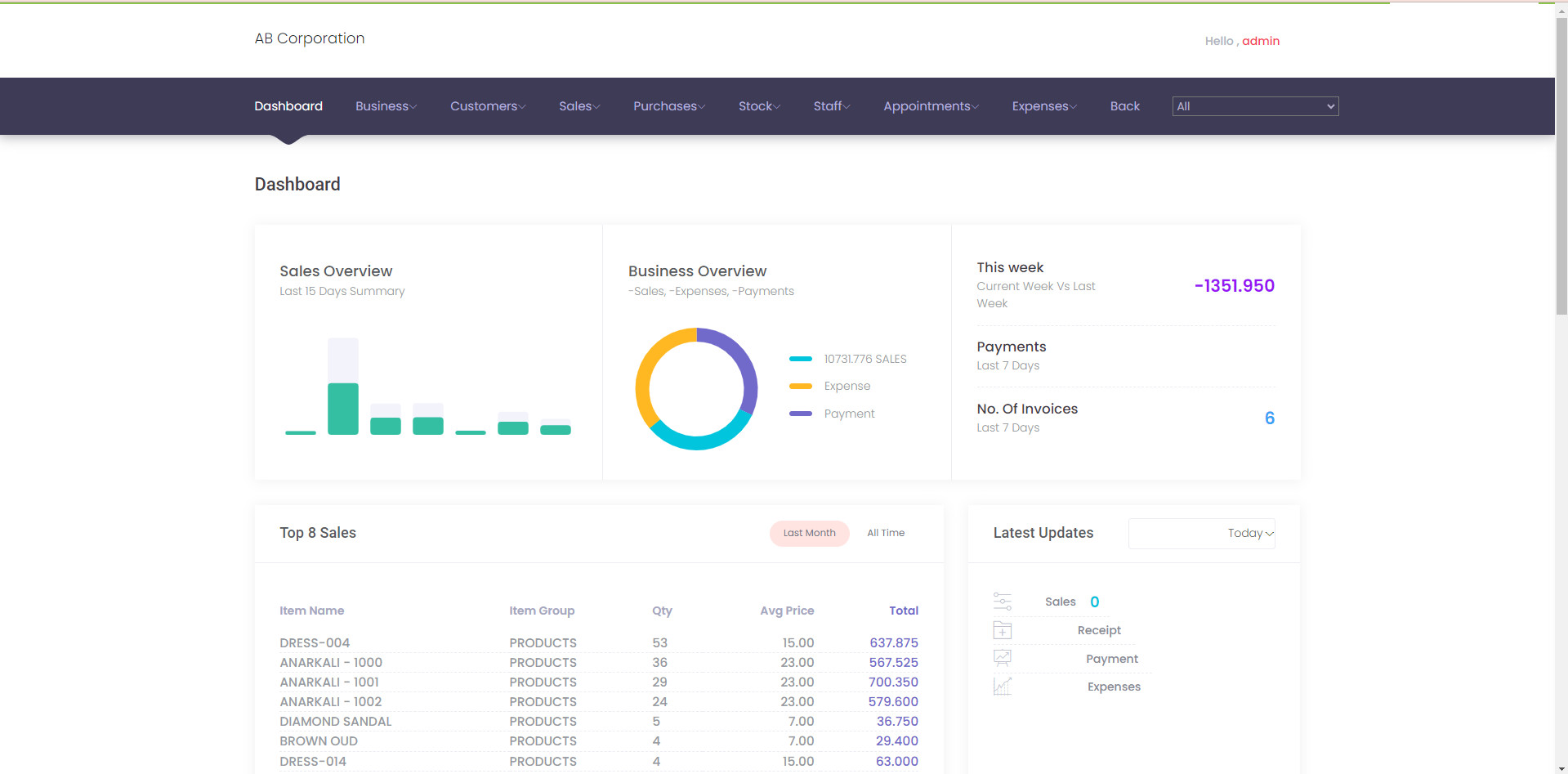 Crystal Retail Suite by Modern Digital World LLC